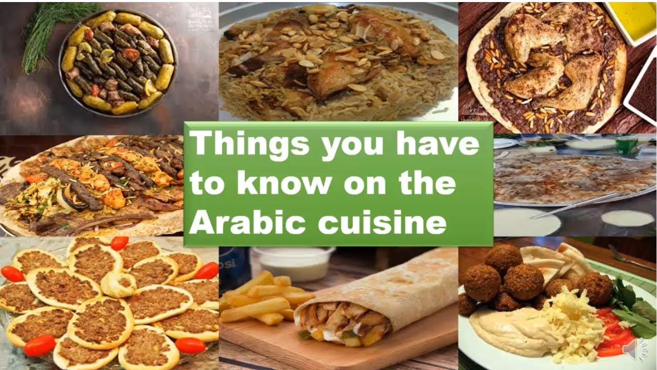 Things you need to know before we start in the arab cuisine - YouTube