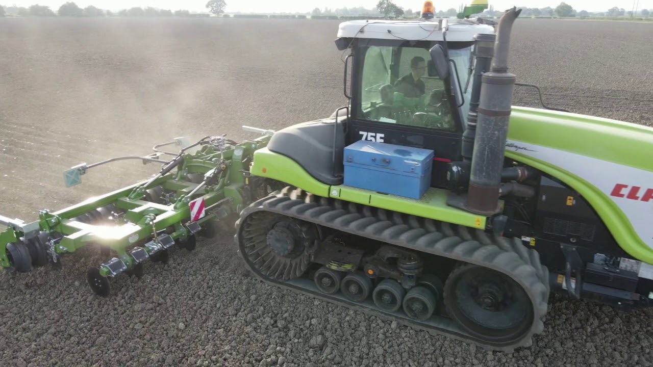AGRIWELD 6m Min-Dis Low disturbance Subsoiler - Claas 75E - YouTube