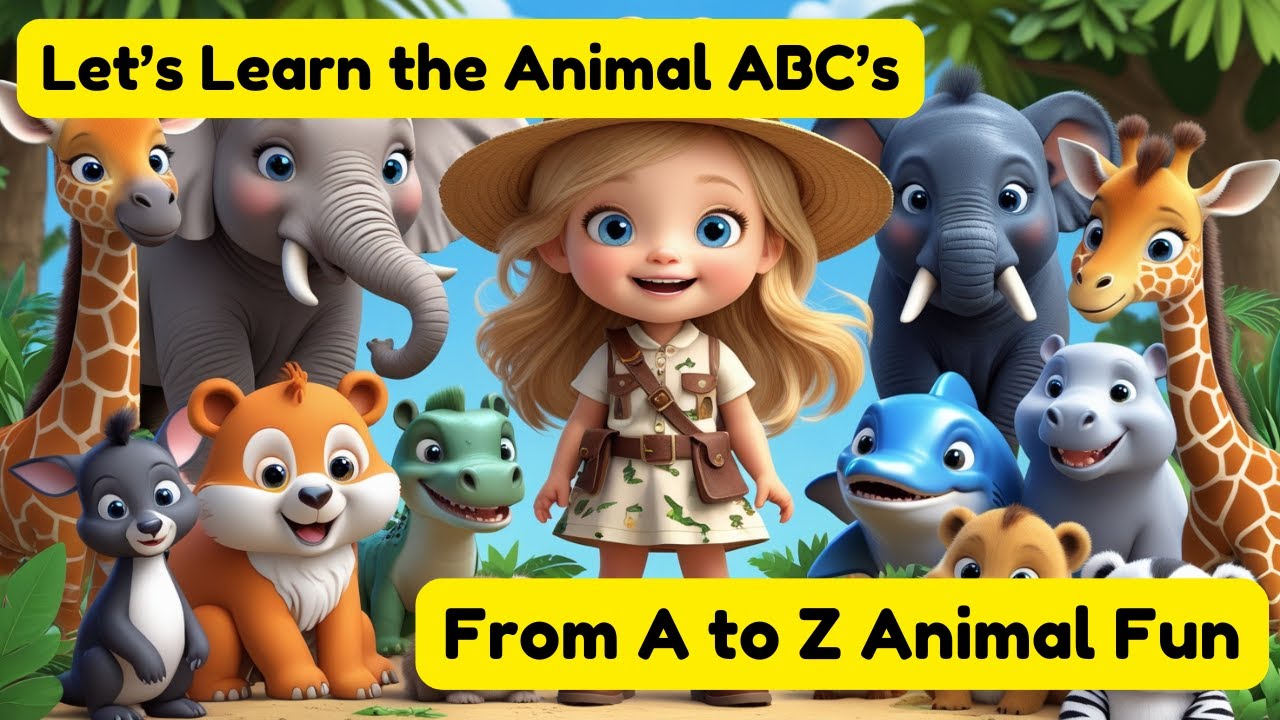 📚🎶 Let's Learn the Animal ABCs From A to Z Animal Fun 📚🎶 - YouTube
