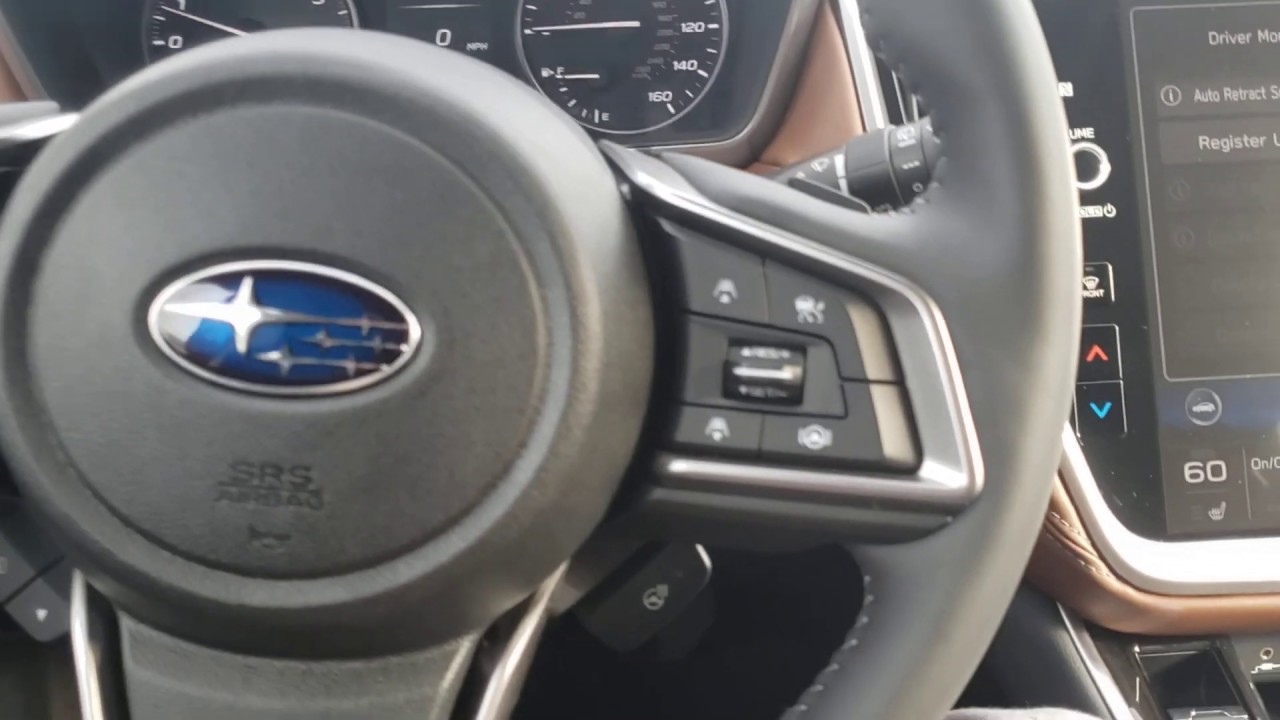 2020 Subaru Outback How To: Cruise Control Buttons - YouTube