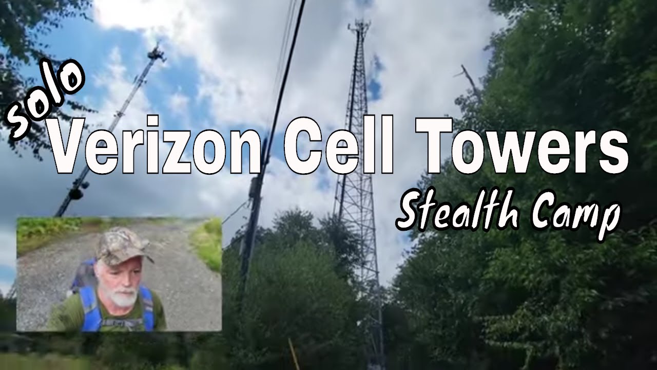 Verizon Cell Towers - Stealth Camp - Overnight Solo Stealth Camping ...