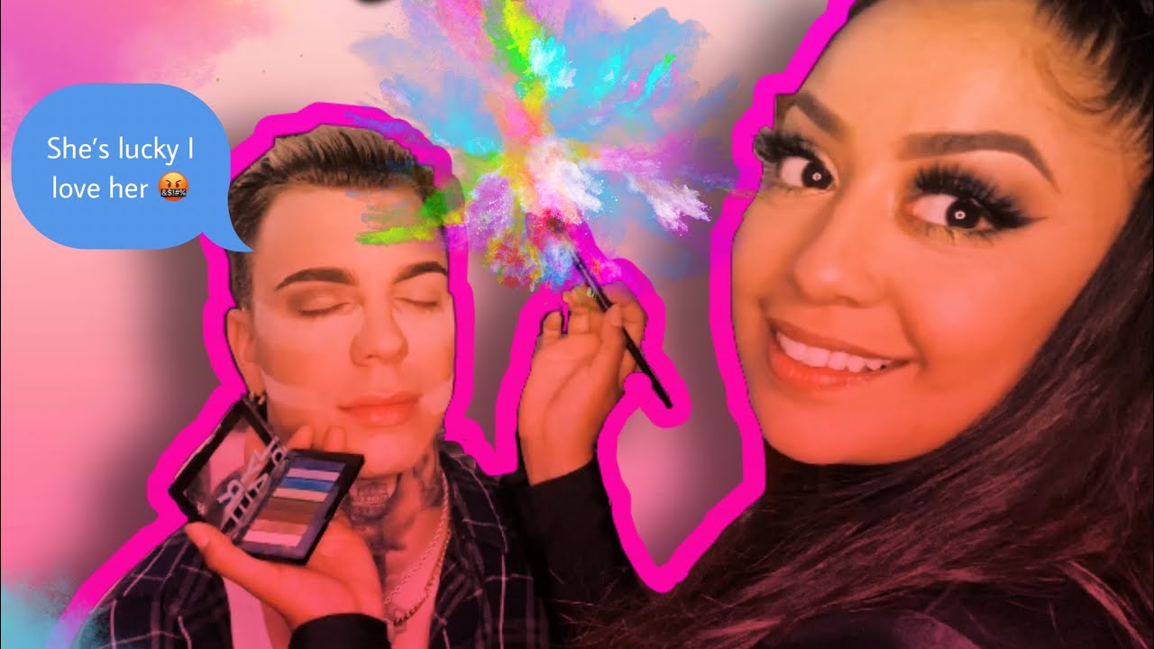 BOYFRIEND MAKEOVER 💄(HE HATED IT) - YouTube