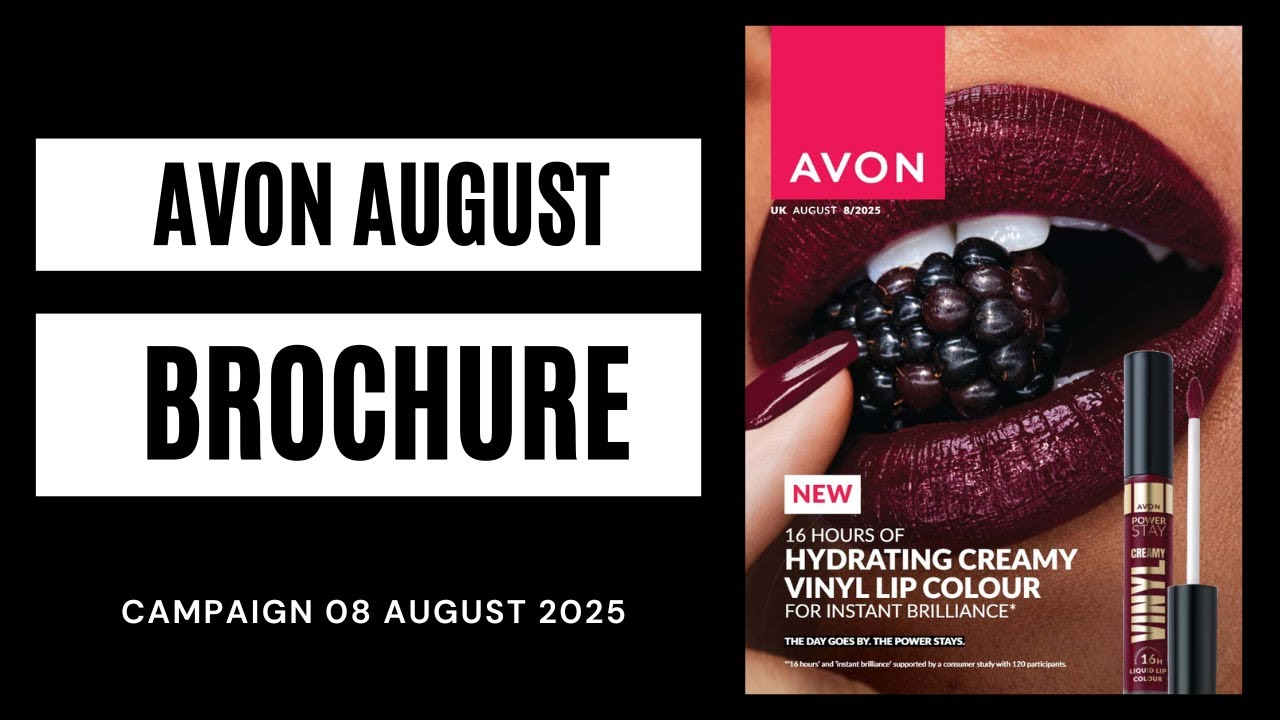 AVON UK AUGUST BROCHURE 2025 #avonuk #youtubevideos #beauty #new - YouTube