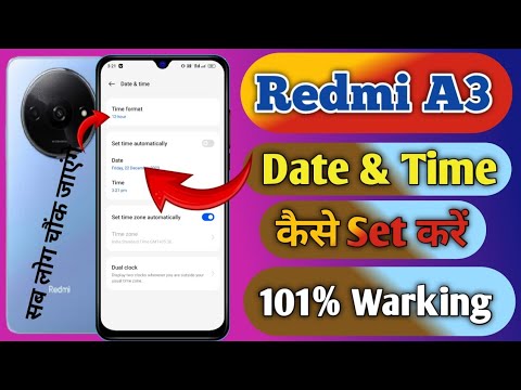 How to date and time in redmi a3 ll redmi a3 me date and time set kaise ...