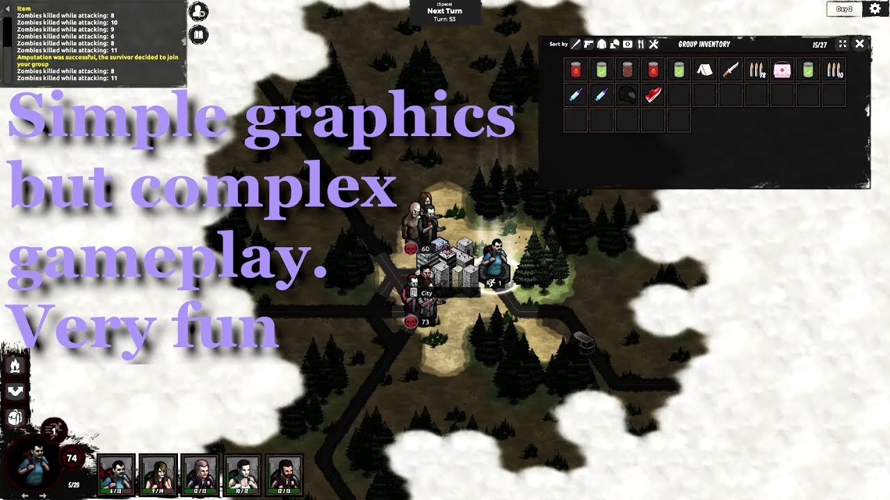 Z Dawn gameplay - Turn based zombie survival game - Base building and ...