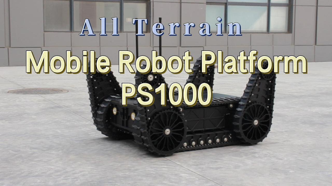 Military EOD Robot All Terrain Tracked Robot Platform PS1000 Test - YouTube