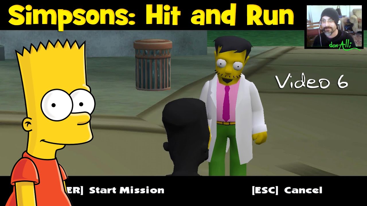 Simpsons: Hit and Run - Video 6 - Ninja Bart Collects Blood Bags and ...