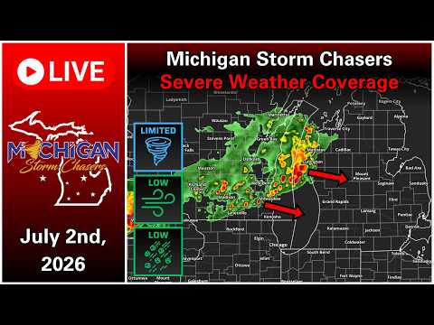 Michigan Severe Weather Coverage - July 2nd, 2026