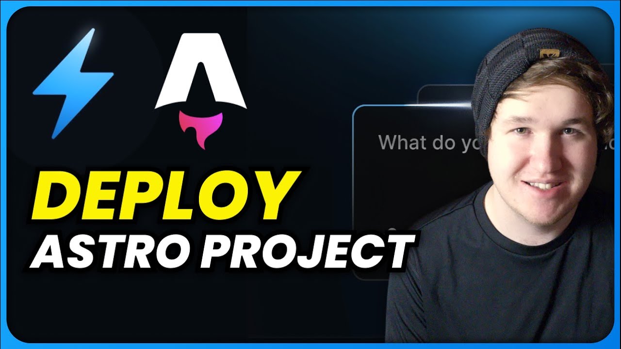 Easily Deploy An Astro Project with Bolt - YouTube