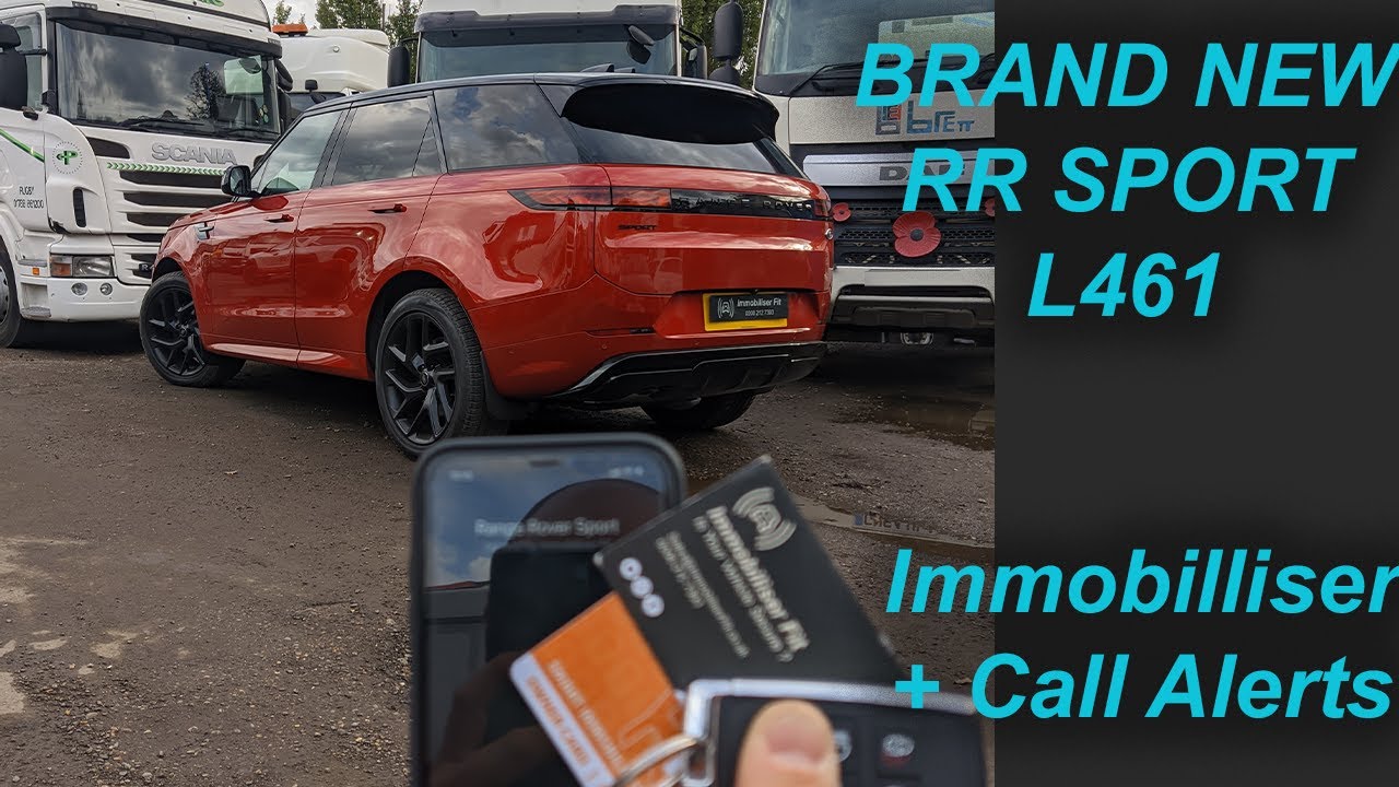 Brand New L461 Range Rover Sport Secured | Call Alert Immobiliser | i96 Connect | Immobiliser ...