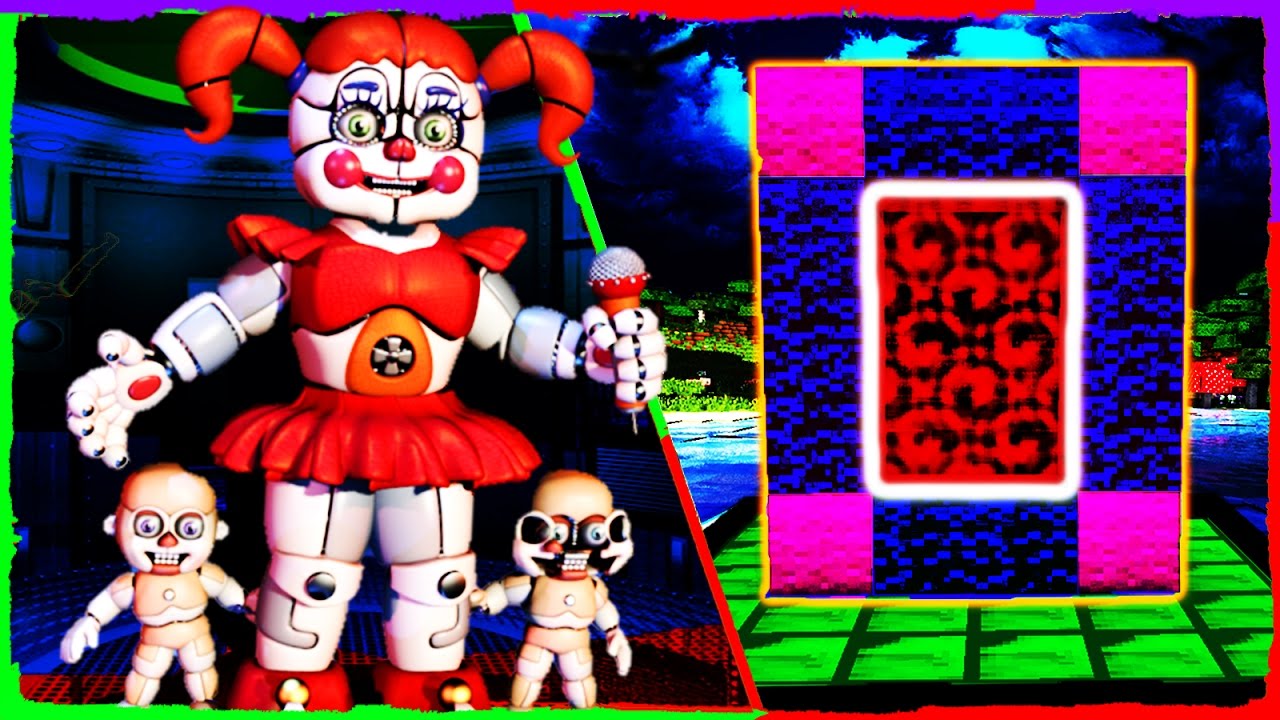 Minecraft FNAF SL - How to Make a Portal to SISTER LOCATION! - YouTube