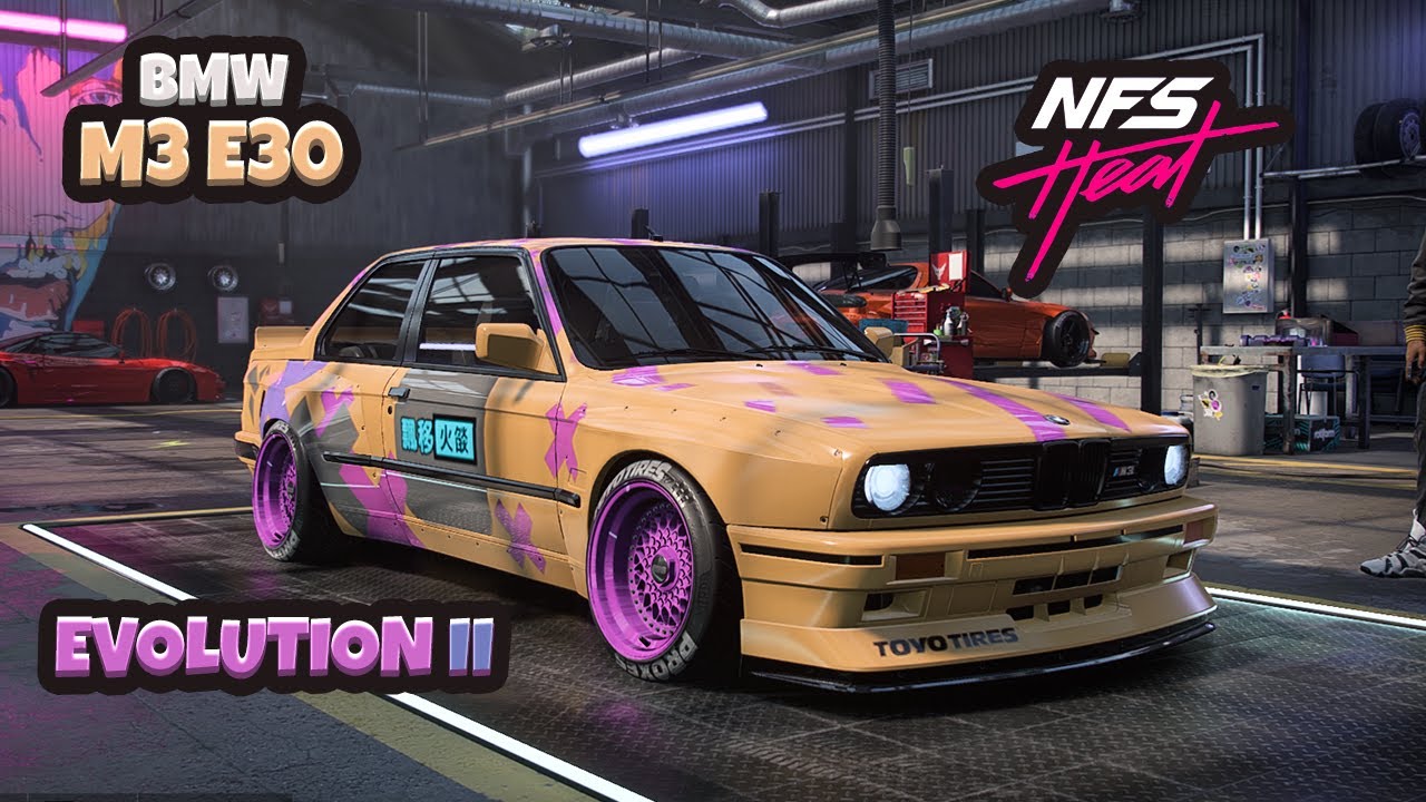 Need for Speed Heat - BMW M3 E30 EVOLUTION II - Customization | Artic ...