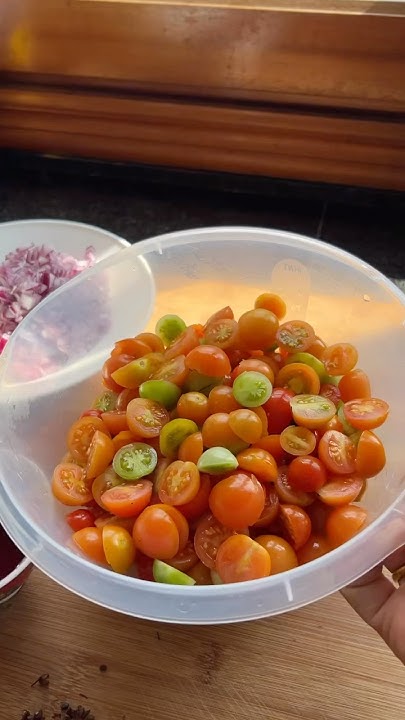 Delicious Organic Tomato Cherry Chutney! #shortsvideo #recipe #growyourownfood - YouTube