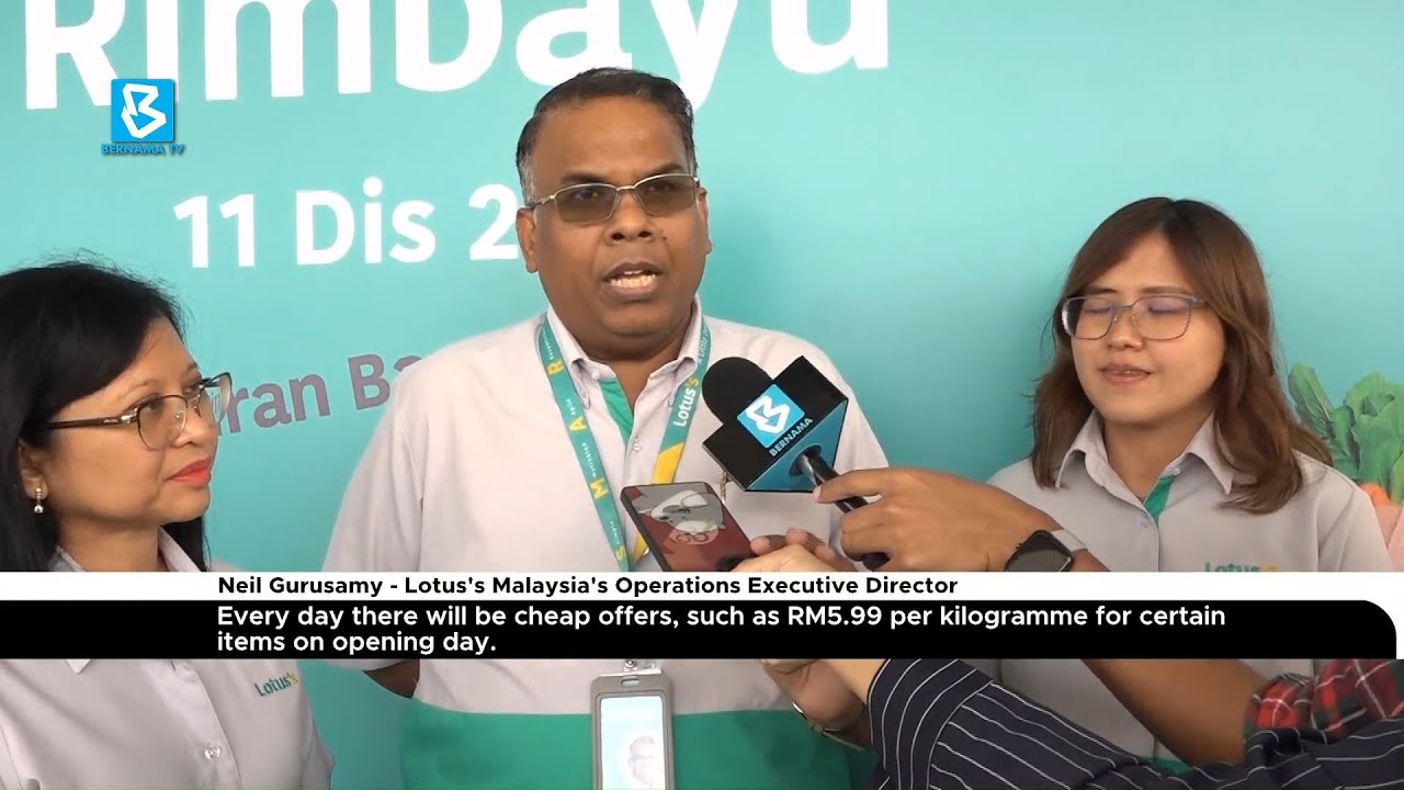 Lotus's Malaysia: Expands with 70th branch at IJM Rimbayu - YouTube