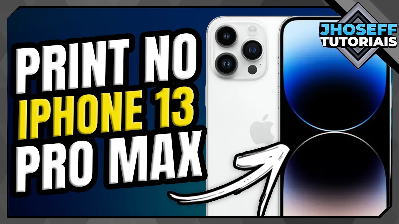 COMO TIRAR PRINT NO IPHONE 13 PRO MAX - YouTube