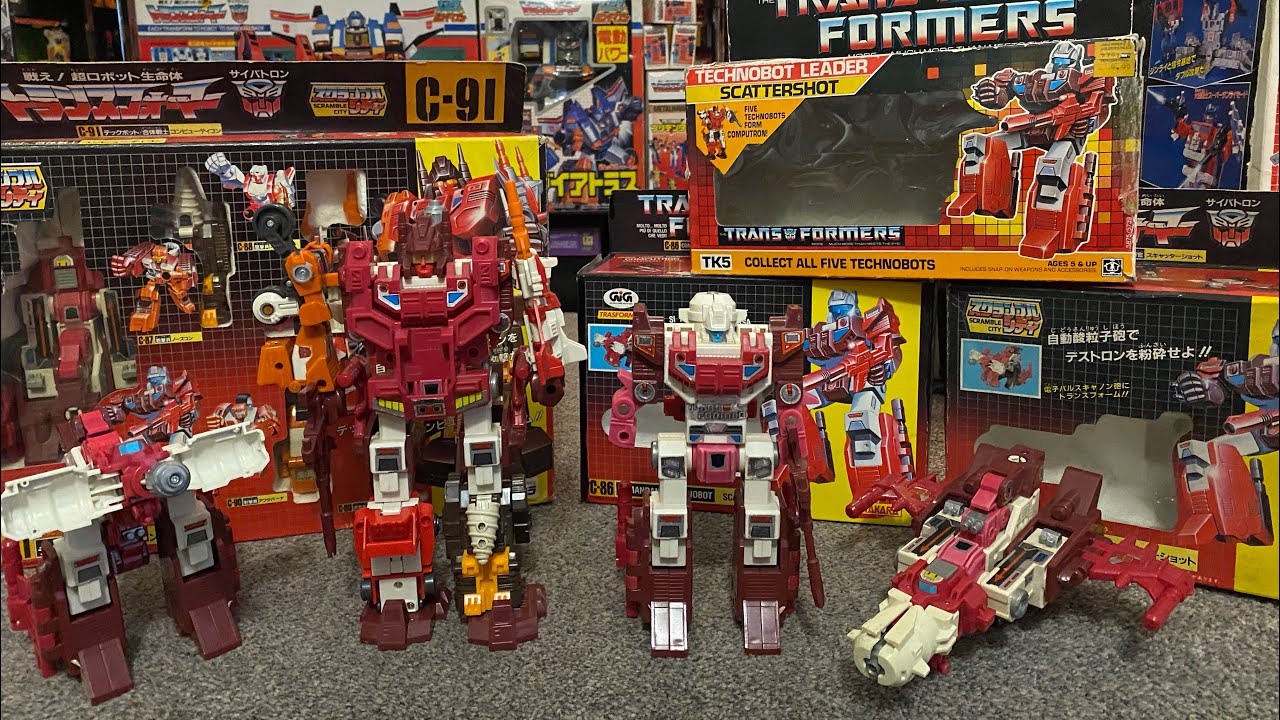 Transformers generation one complete scattershot collection. G1 vintage ...