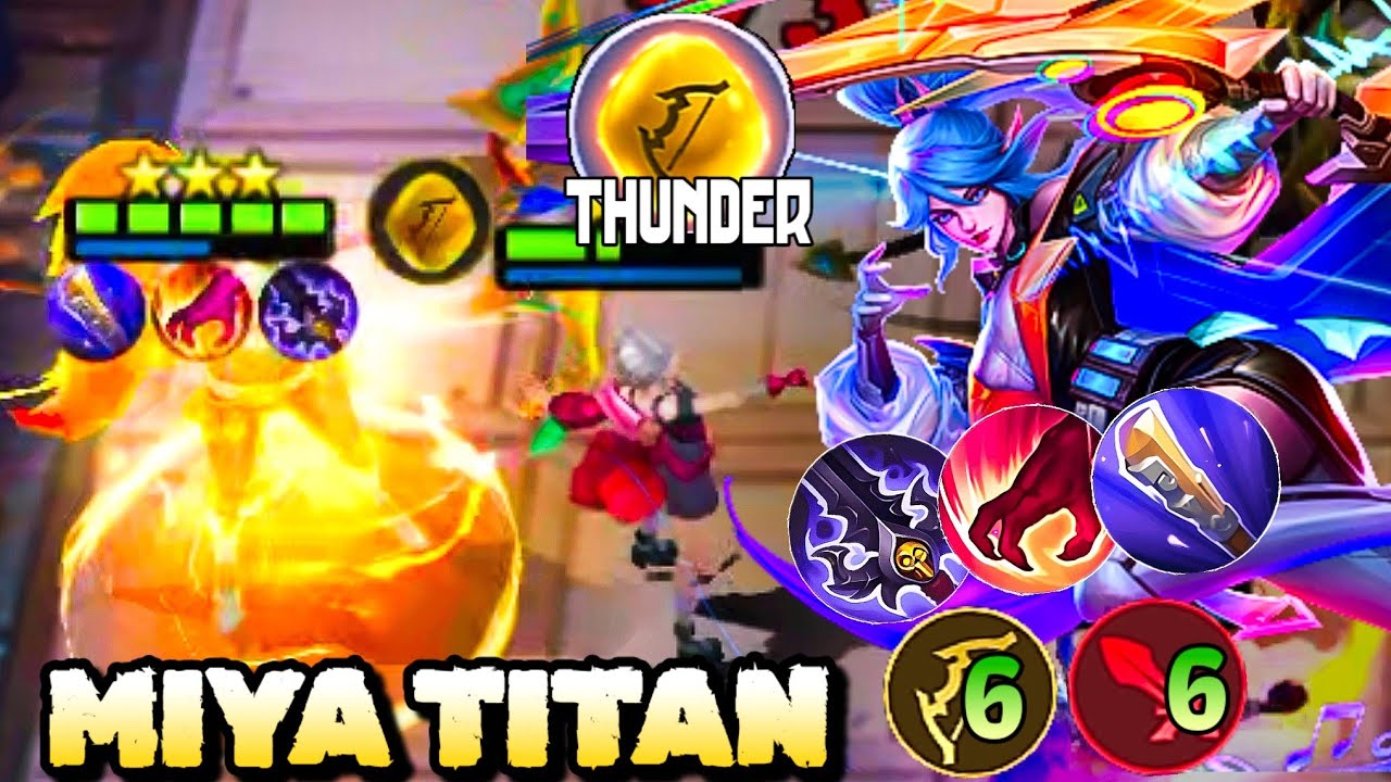 MIYA STRONGEST ARCHER + POWER OF THUNDER! NEW UPDATE | COMBO MAGIC ...