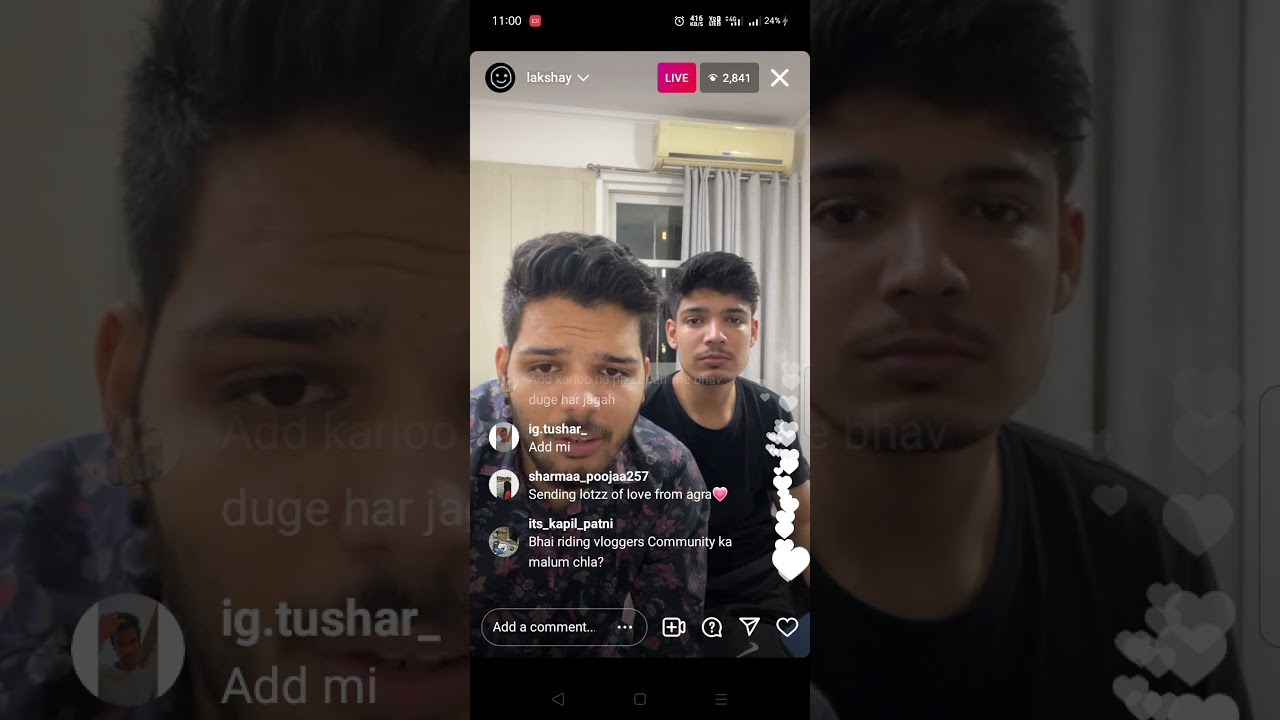Lakshay Chaudhary Live On IG With Myself rachit ( Rachit Singh ) and ...