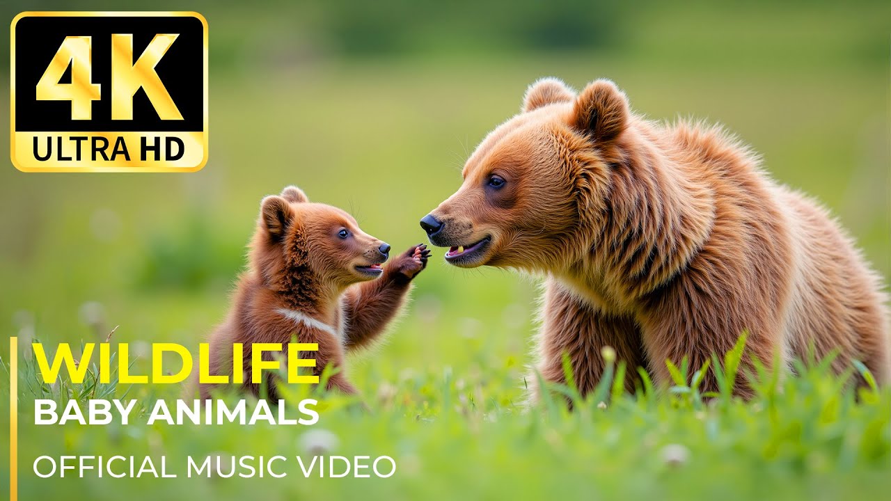 Wildlife Baby Animals 4K - The Brightly Colorful World Of Small Wild ...