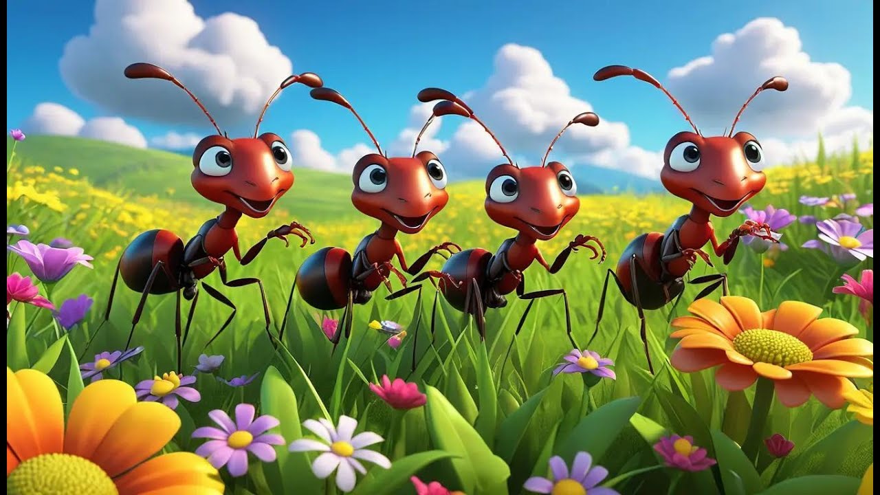 The Ants Go Marching | Fun Counting Nursery Rhyme for Kids | Sing-Along ...