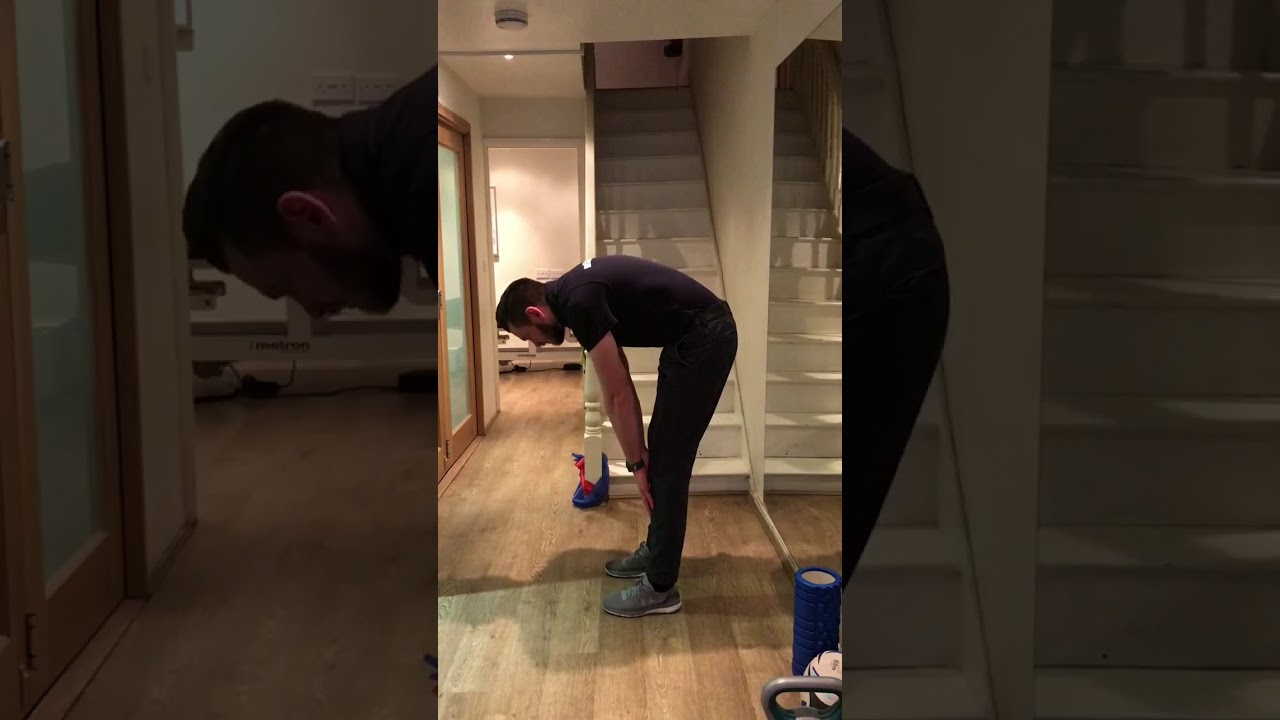 Standing Lumbar Flexion - YouTube