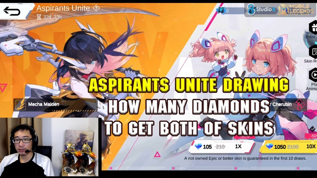 MLBB Aspirants Unite Event | How many Diamonds to get Both Aspirants ...