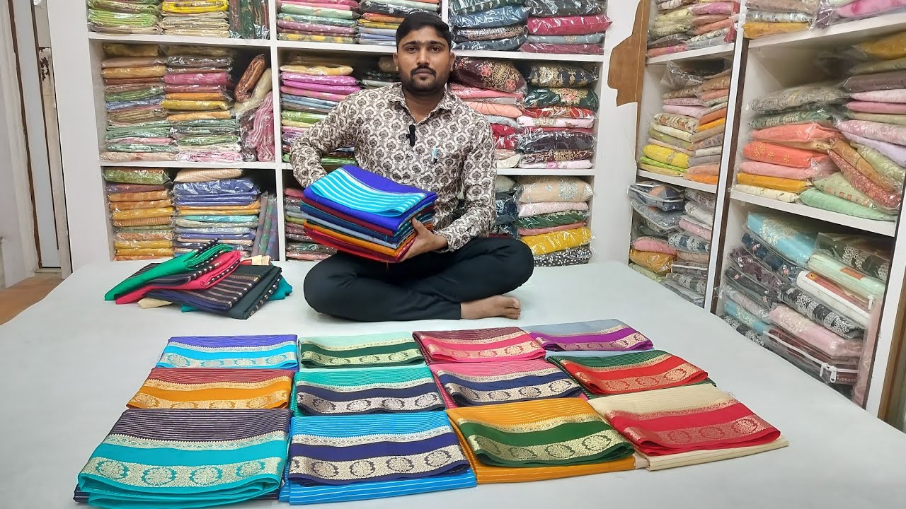 Chickpet Bangalore Wholesale Sarees Shop ‼️🛍️ Mysore silk sarees and ...