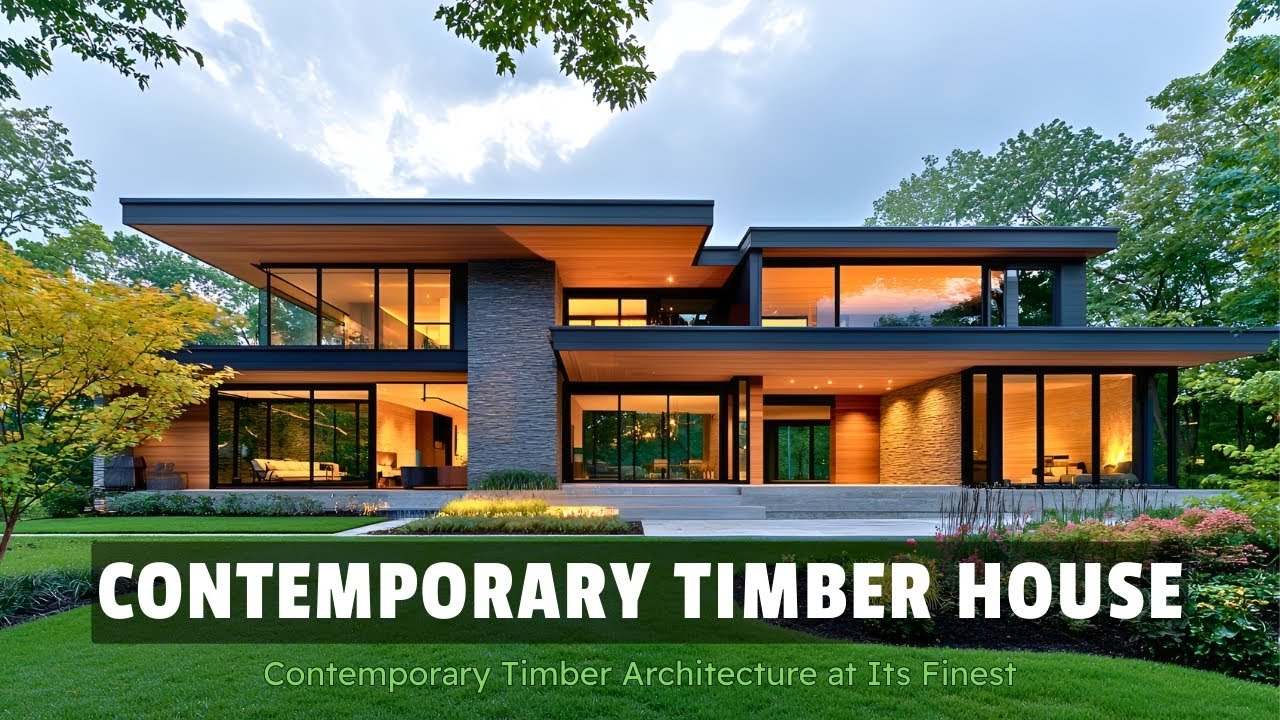 Contemporary Timber Homes 2025 | Stunning Modern Luxury House Design ...