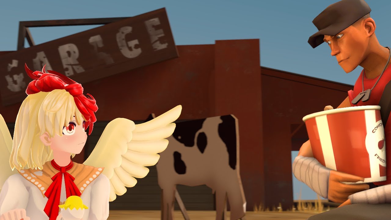 「SFM/Touhou」Scout meets Kutaka 🐓 - YouTube