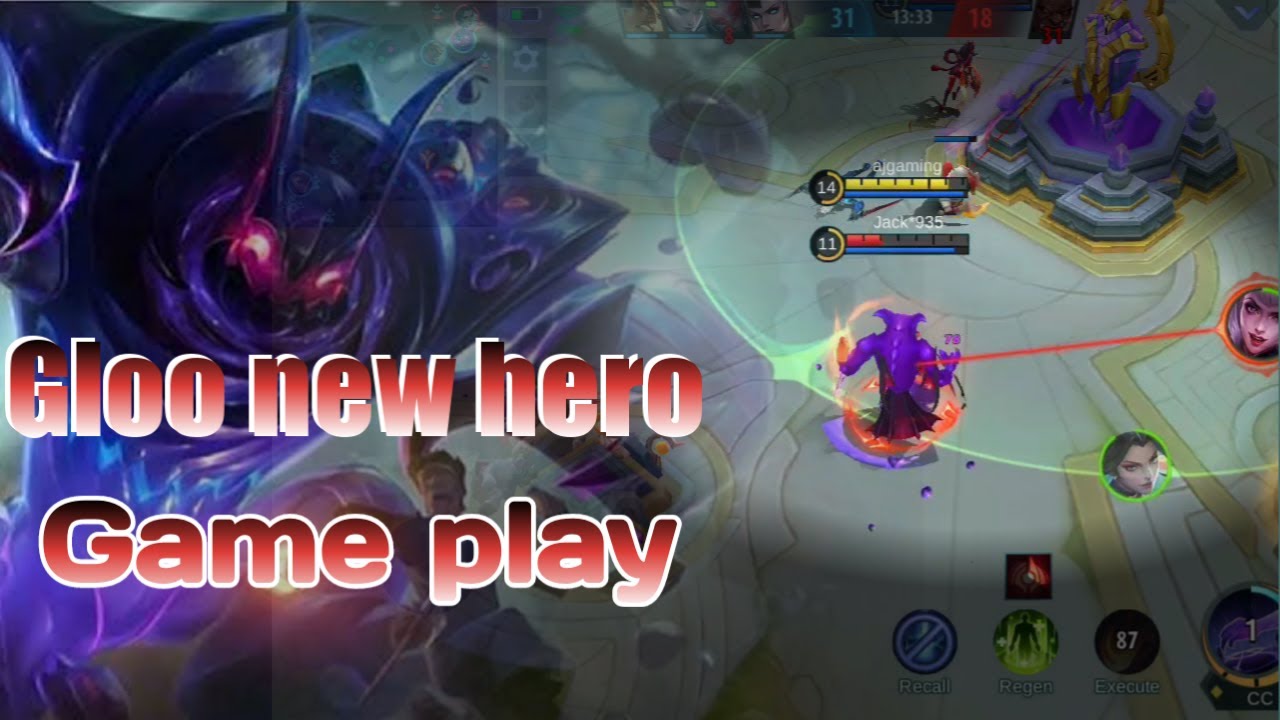 GLOO NEW HERO GAMEPLAY||MLBB - YouTube