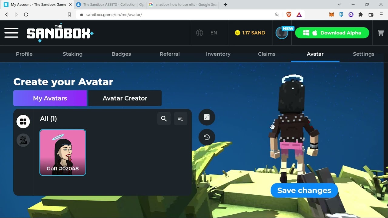 Sandbox | Custom Avatar - YouTube