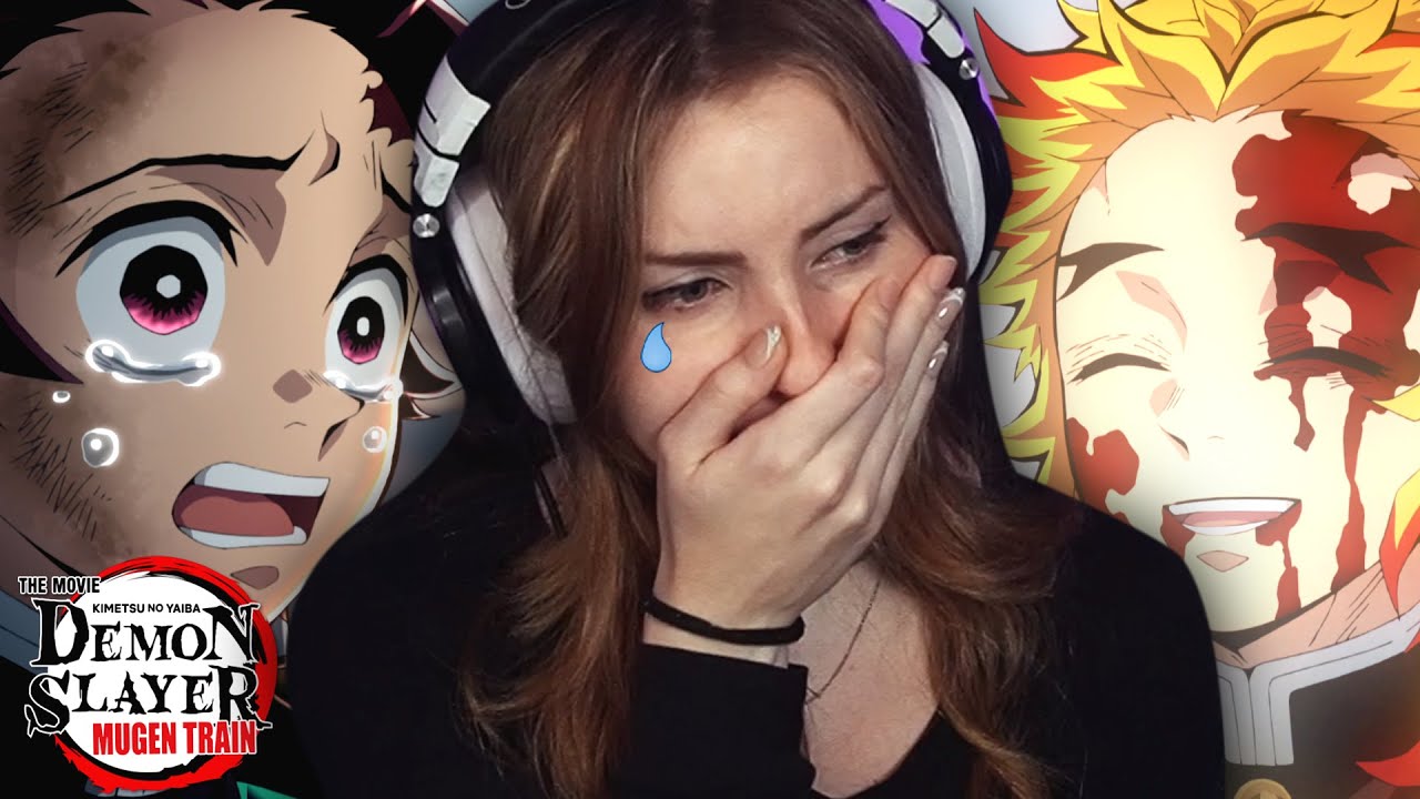 CRYING MY EYES OUT 😭 *Demon Slayer Mugen Train* Movie Reaction! - YouTube