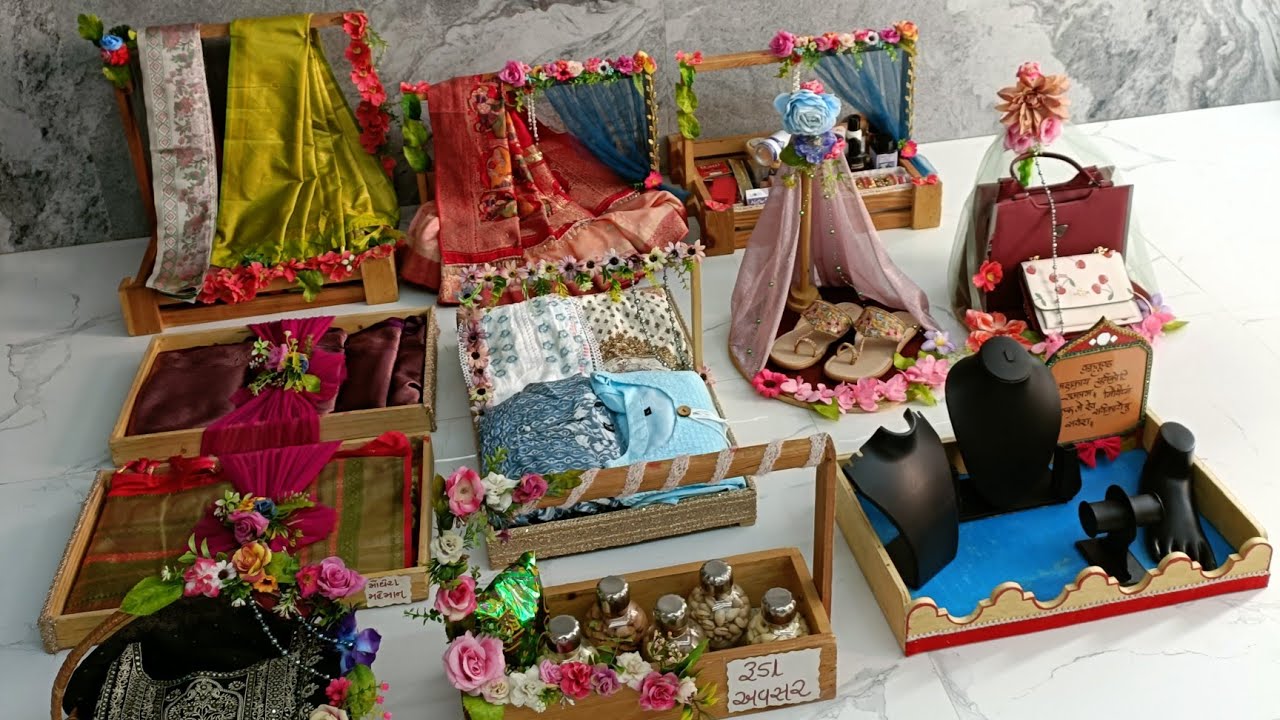 Wedding chab decoration // wooden tray//jenny__creation - YouTube