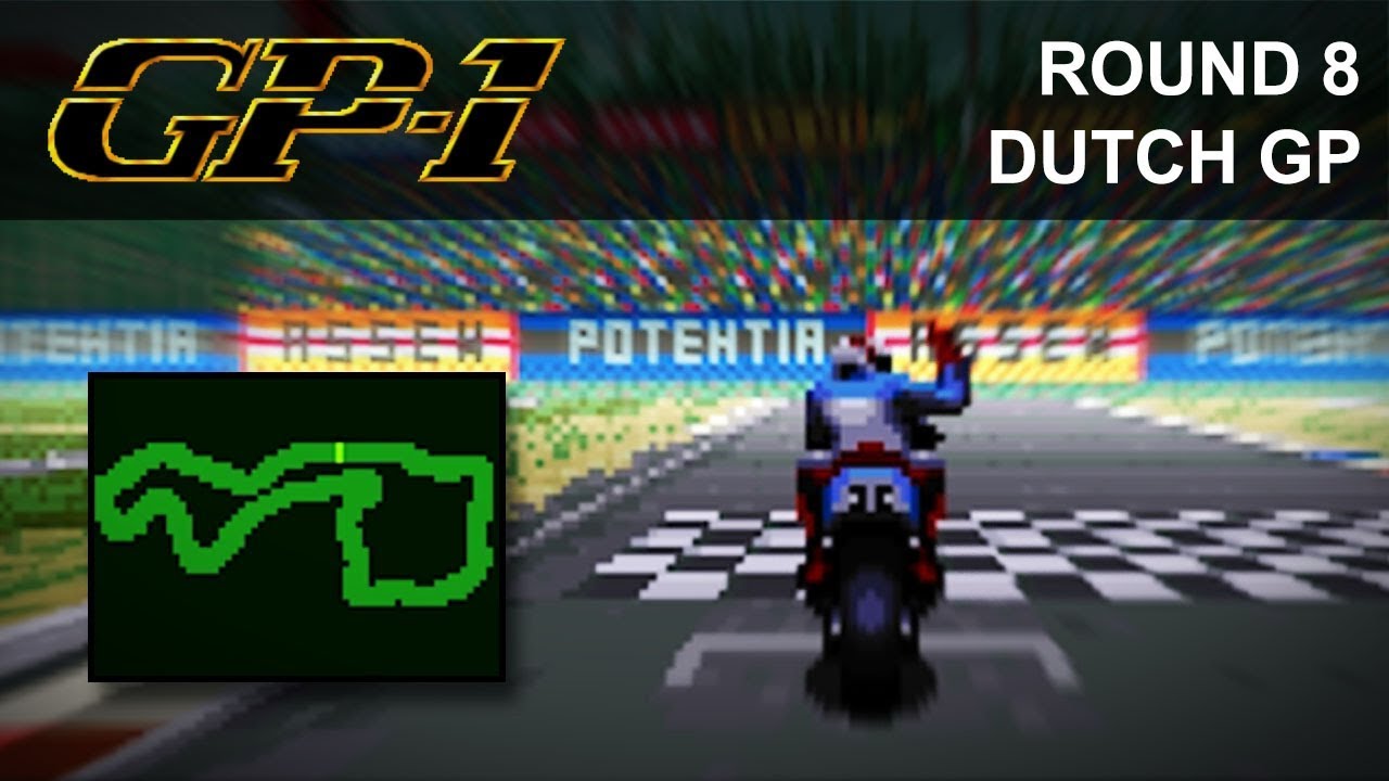GP-1 (SNES) - Round 8: Dutch GP Gameplay - YouTube
