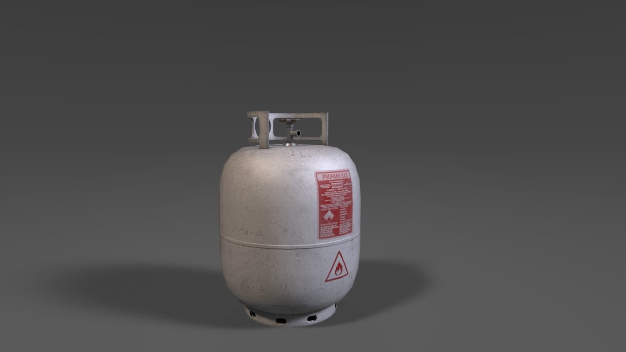 Texturing gas cylinder 3ds max - Substance painter tutorial - YouTube