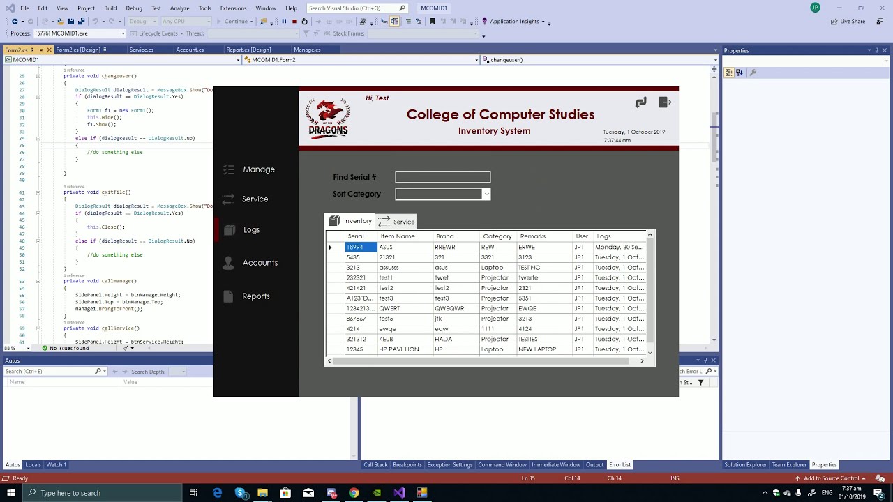 SIMPLE - INVENTORY SYSTEM - YouTube