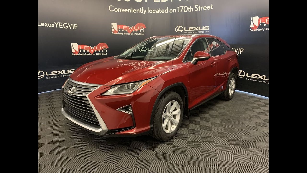 2016 Lexus RX 350 Red Review Edmonton Alberta - Lexus of Edmonton - YouTube