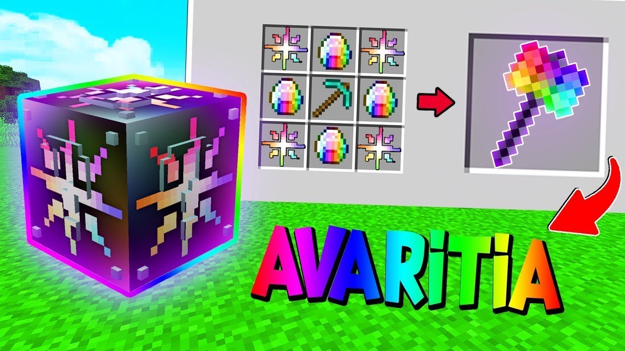 NOVA LUCKY BLOCK DO AVARITIA NO MINECRAFT 1.16.2 (AMANDINHA) - YouTube