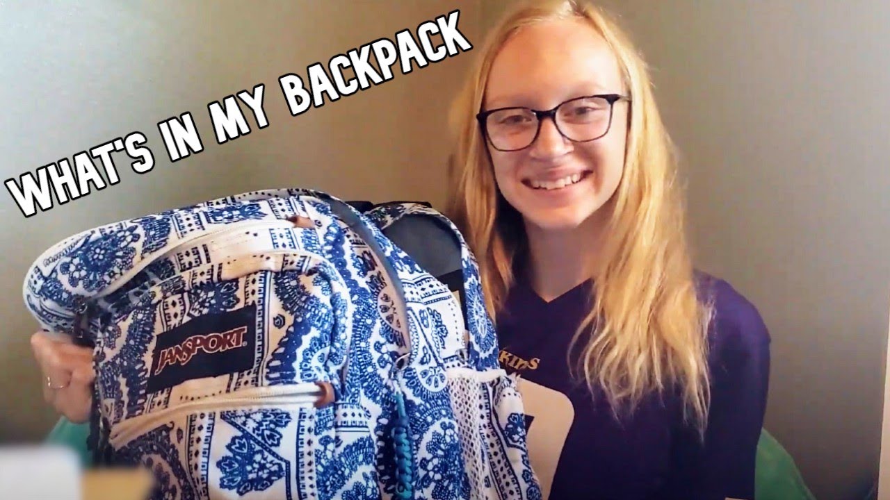 What's In My Backpack? End of Year Edition | Kyra Rose - YouTube