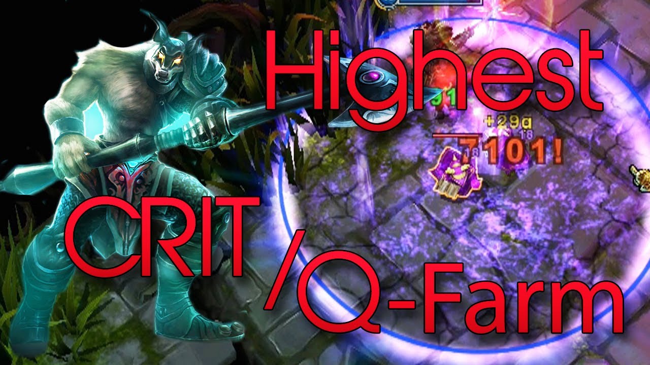 Highest Nasus Q-Farm / Crit [german/deutsch] - League of Legends - YouTube