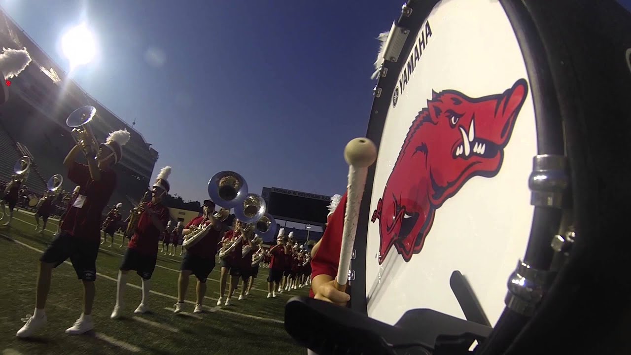 GoPro: Razorback Marching Band - Bass One - YouTube