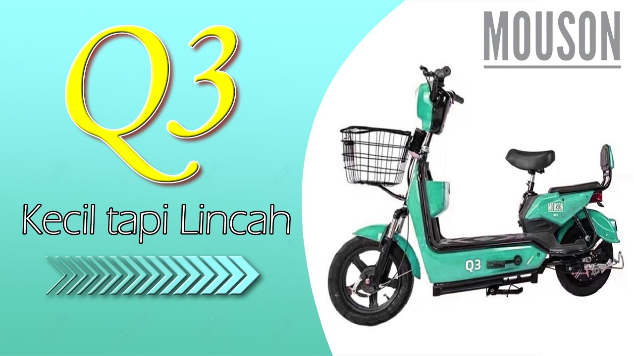 Review Spesifikasi Sepeda Listrik Mouson Q3 - YouTube