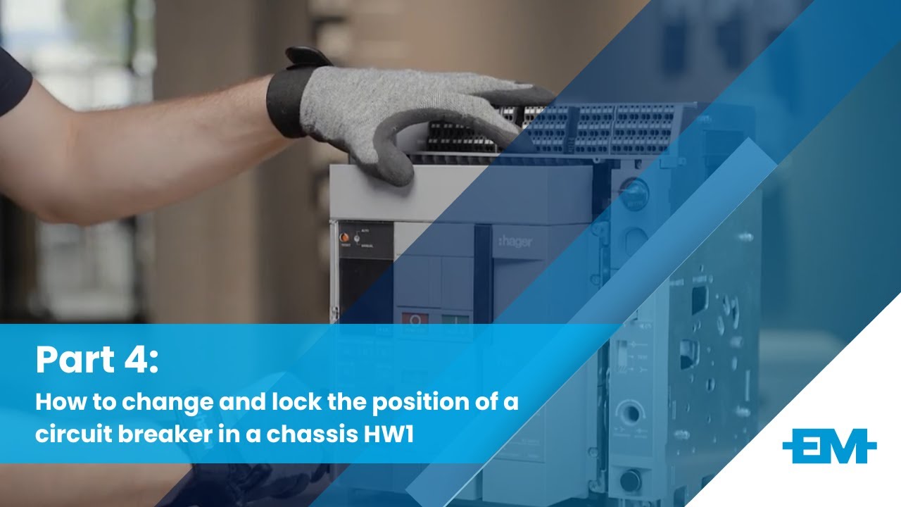Part 4 - How to change and lock the position of a circuit breaker in a ...