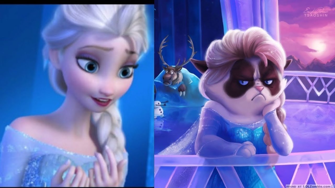 Disney princesses as animals - YouTube