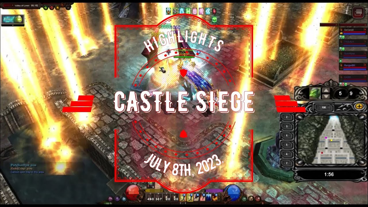 Gameplay - Castle Siege, July 8th, 2023, Highlights. - YouTube