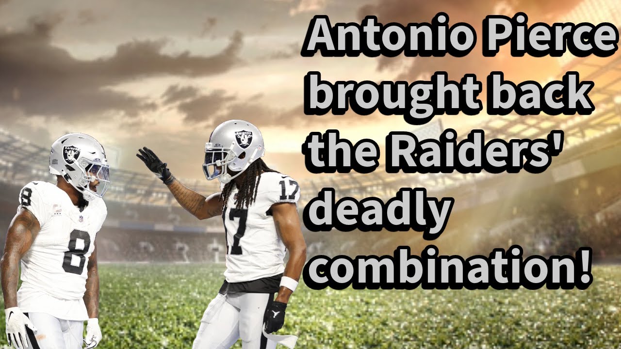Antonio Pierce brought back the Raiders' deadly combination back - YouTube