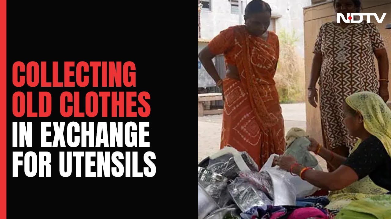 A Traditional System Of Barter - Collecting Old Clothes In Exchange For ...