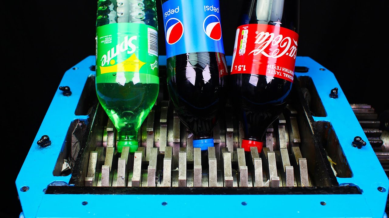 FAST SHREDDER VS PEPSI ! AMAZING EXPERIMENT ! - YouTube