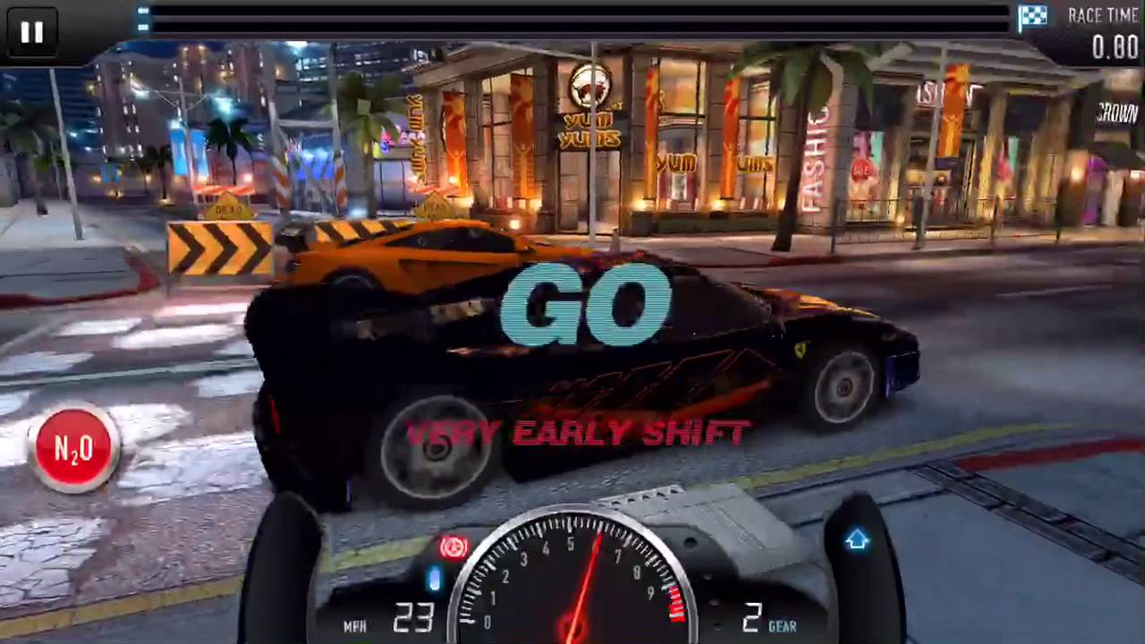 CSR Racing - Ferrari F50 shift pattern - YouTube