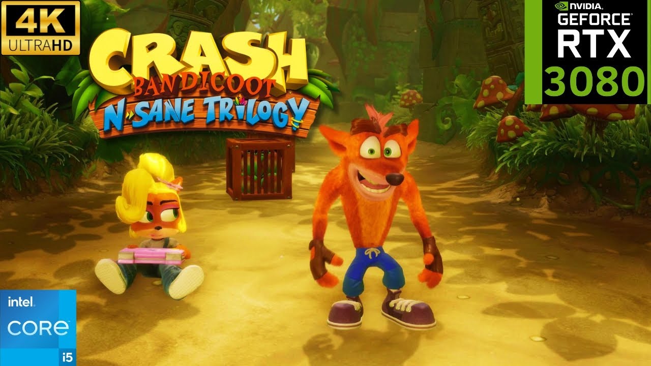 Crash Bandicoot: N Sane Trilogy (PC GAME PASS) RTX 3080 10GB + i5 13500 ...